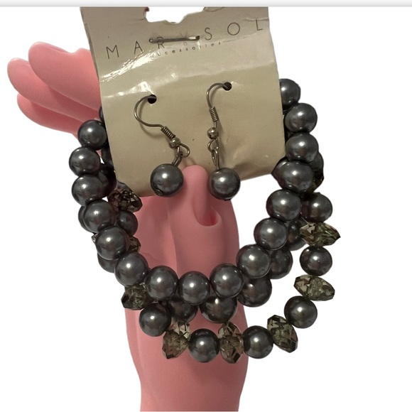Marisol | Jewelry | Vintage Marisol Jewelry Set Grey | Poshmark